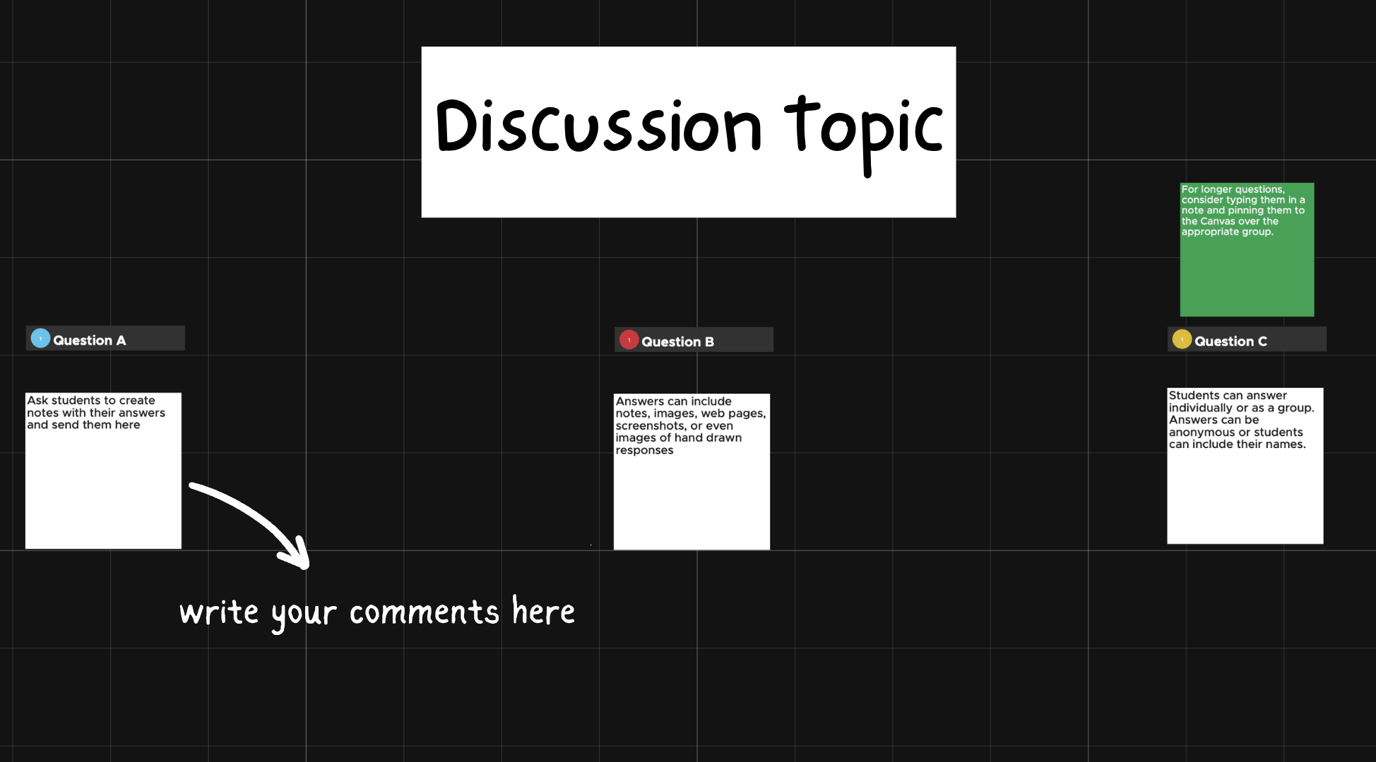 ThinkHub Education Template | Discussion Board