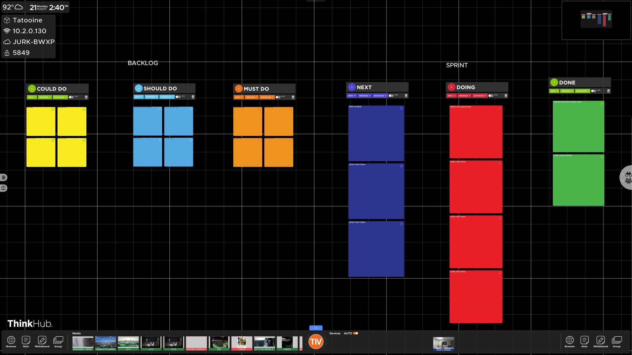 ThinkHub Template | Idea Funnel Backlog